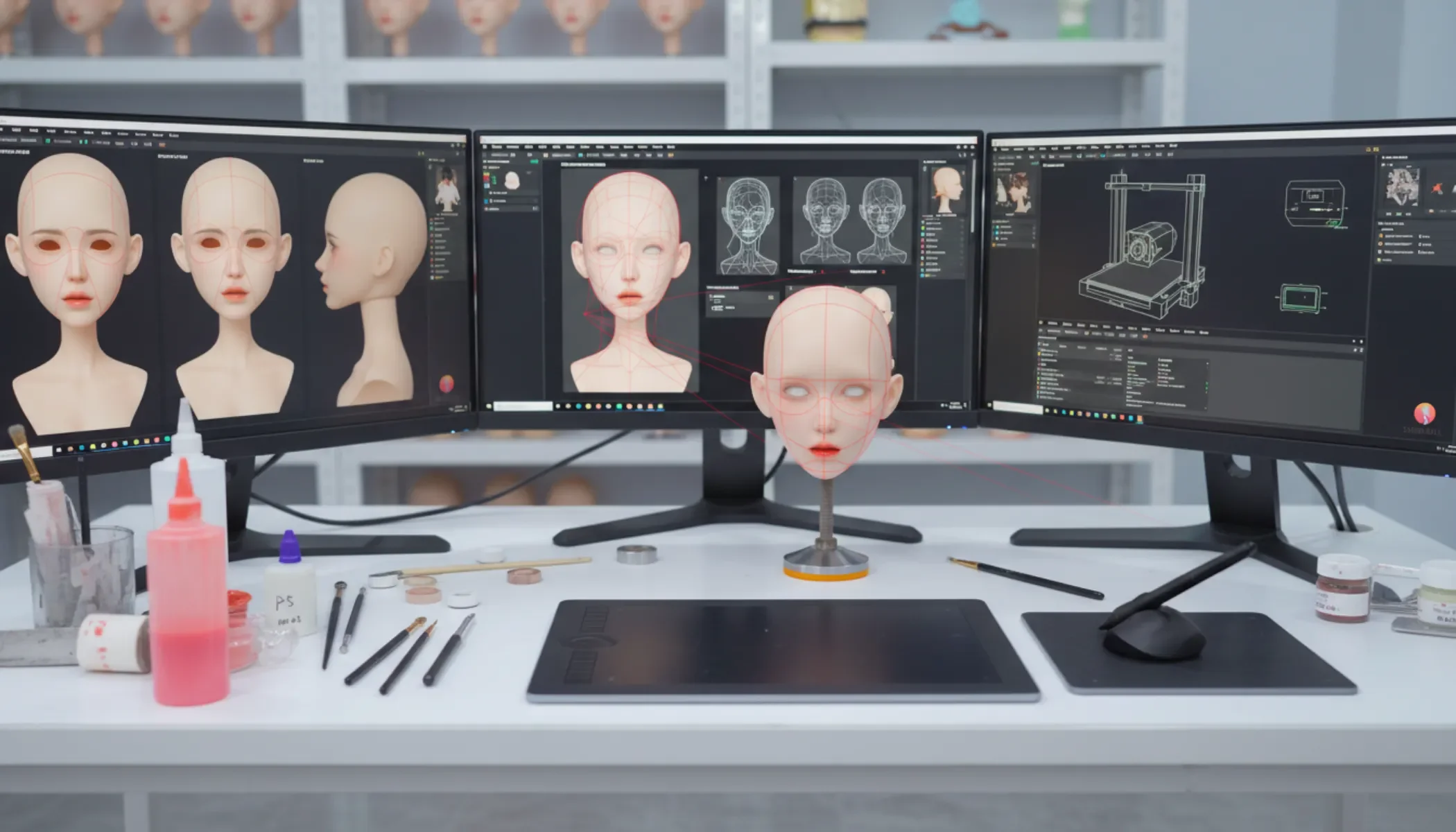 The Masterpiece Persona: Custom Cosplay Makeup for V2.0head Dolls